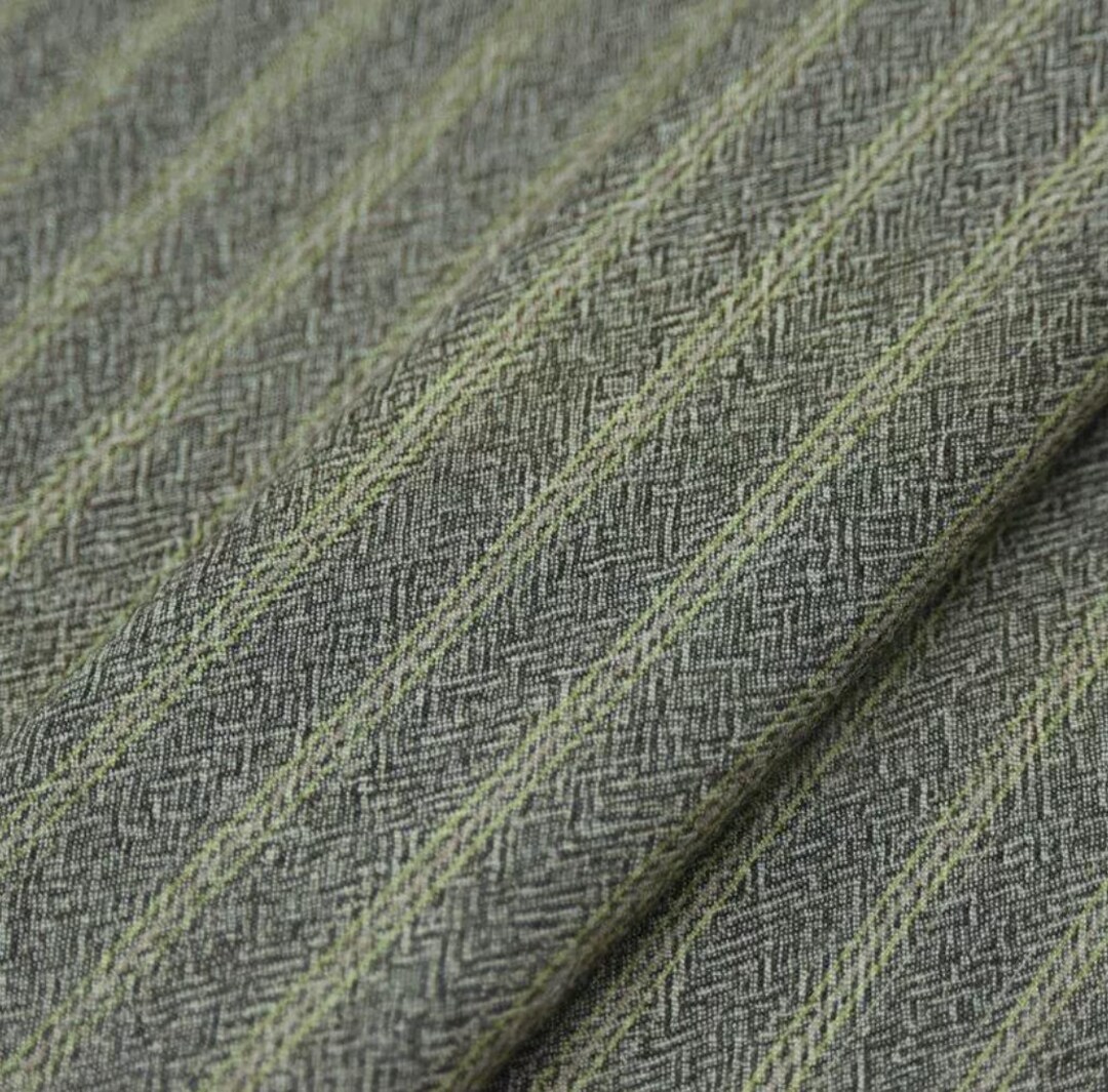 Striped Wool Fabric by the Yard - Etsy