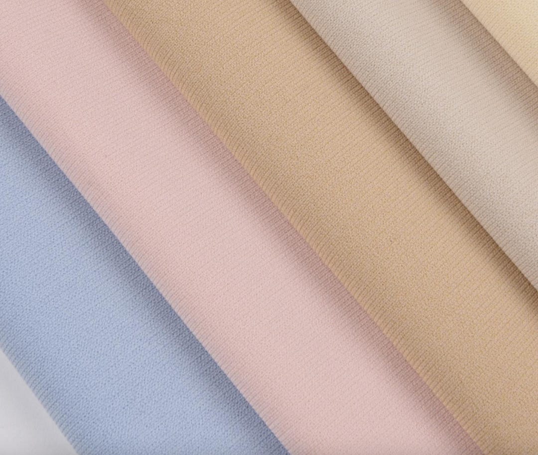 Multi Color Options Triacetate Fabric by the Yard - Etsy