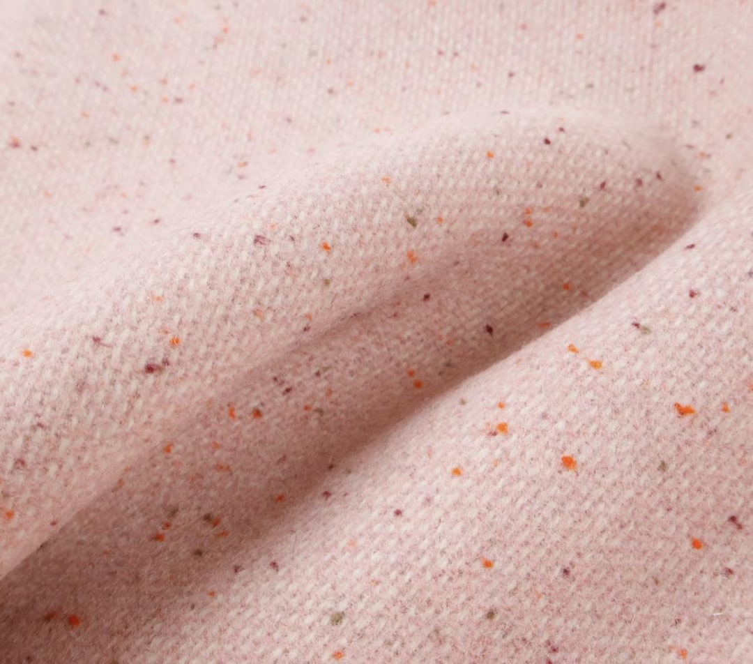 Colorful Specks Double Sided Wool Fabric by the Yard - Etsy