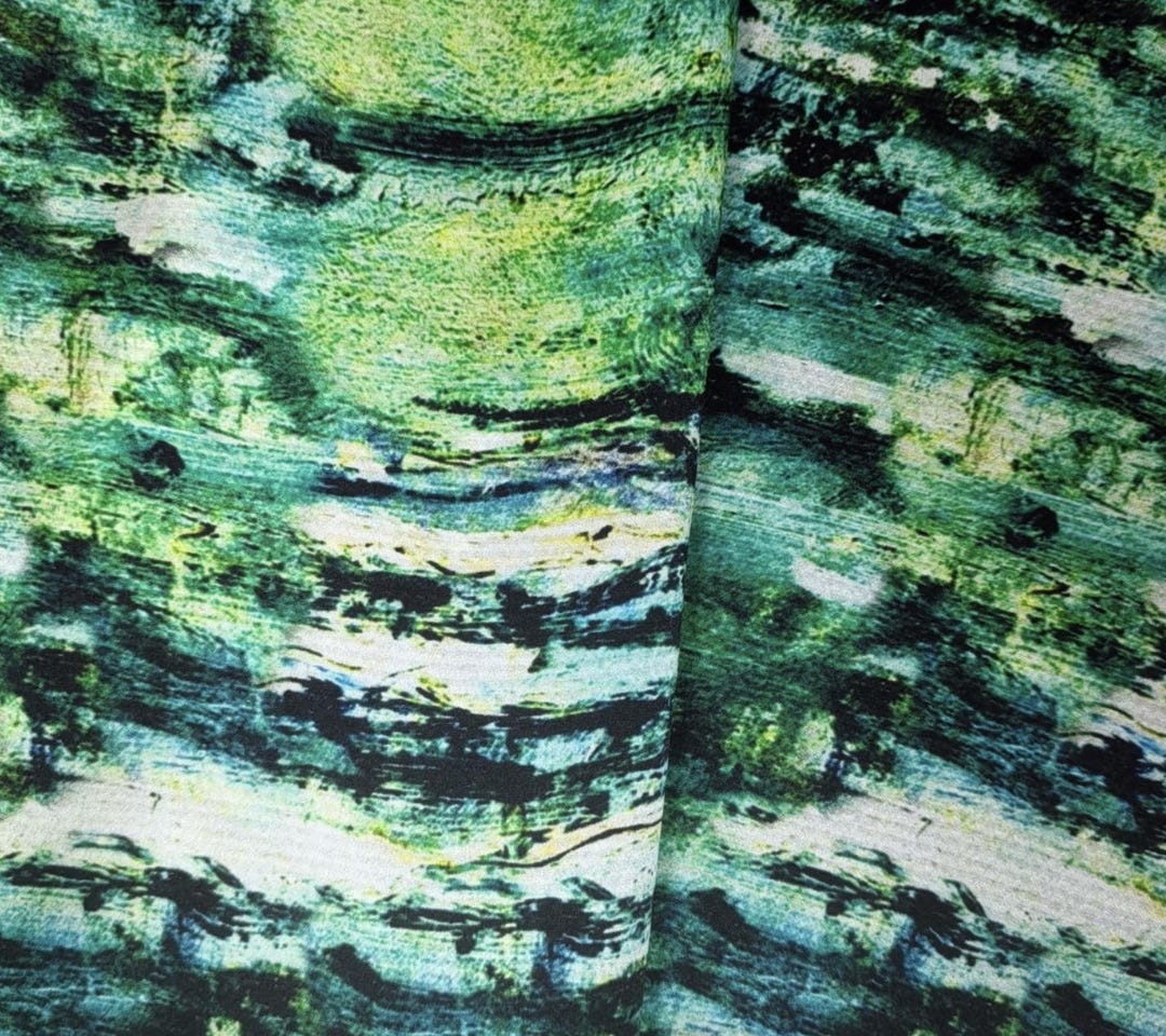 Print Textured Silk Fabric by the Yard - Etsy