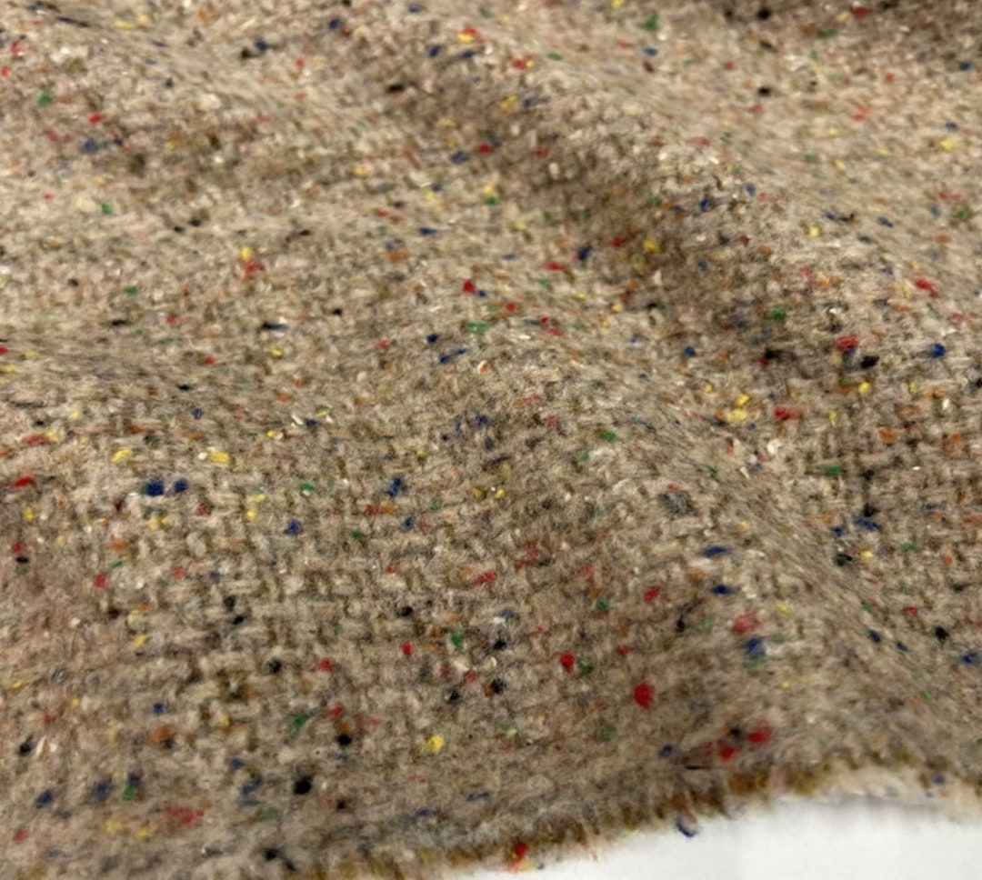 Colorful Wool Fabric by the Yard - Etsy