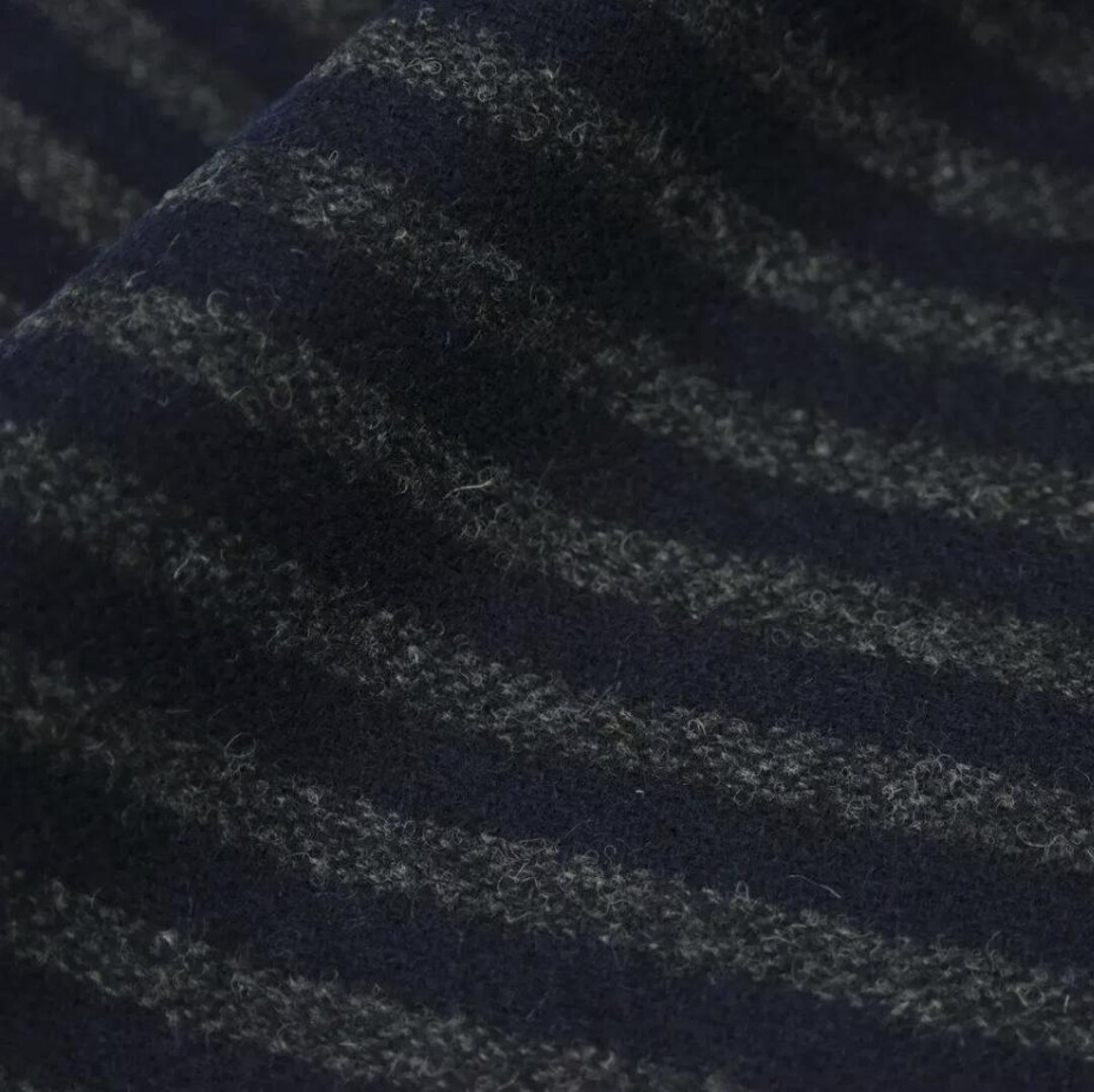 Striped Wool Fabric by the Yard - Etsy