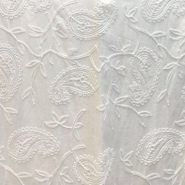 Embroidered Fabric - Etsy