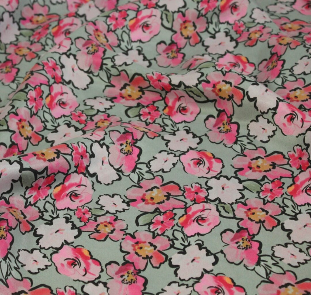 Print Cupra Cupro Fabric by the Yard - Etsy