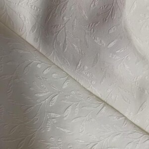 Jacquard Embossed Silk Fabric - Etsy