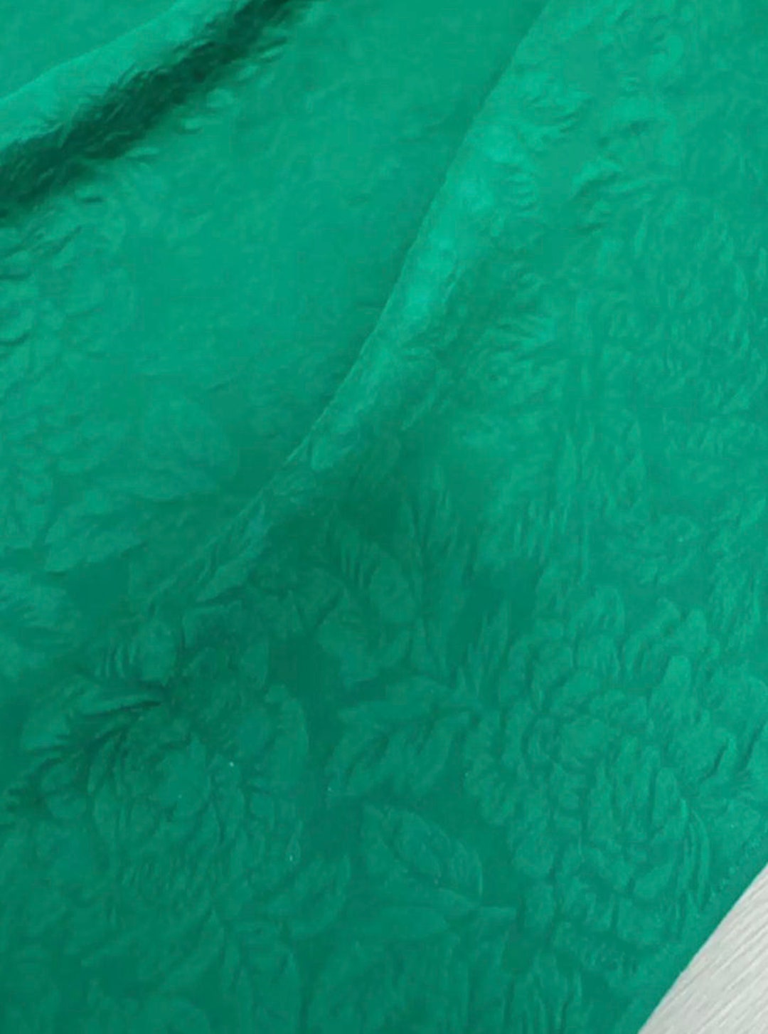 Jacquard Embossed Silk Fabric by the Yard - Etsy