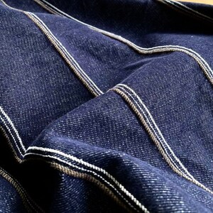 Denim Linen Fabric by the Yard - Etsy
