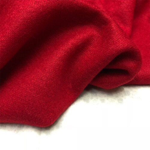 Red Cashmere Wool Fabric Woolen Fabric by the Yard - Etsy