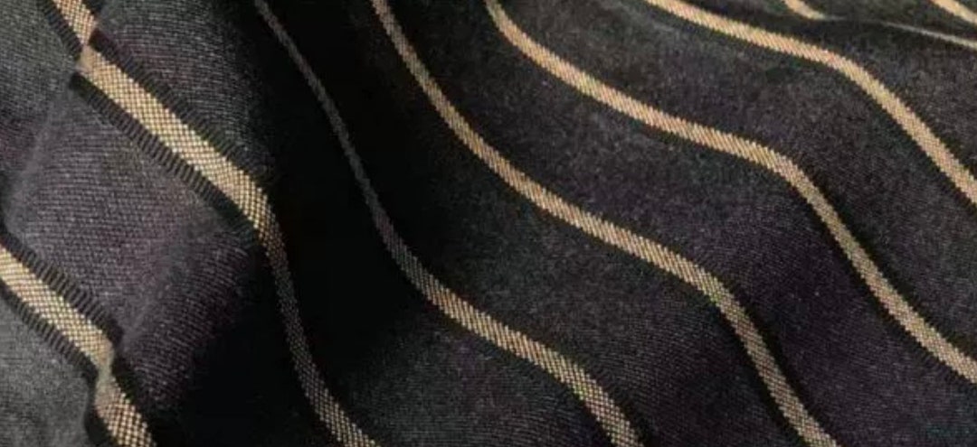 Striped Wool Fabric by the Yard - Etsy