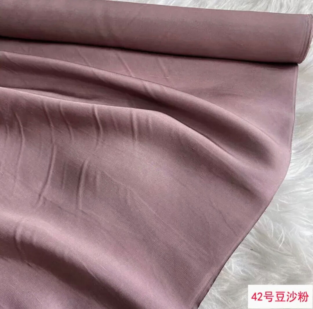 Multi Color Options Doupion Silk Fabric by the Yard - Etsy