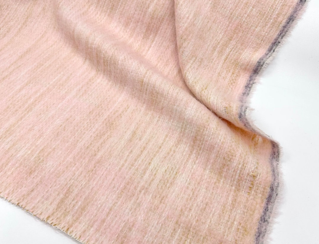 Tweed Mohair Wool Fabric by the Yard - Etsy