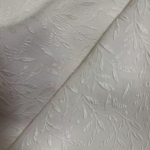 Jacquard Embossed Silk Fabric - Etsy