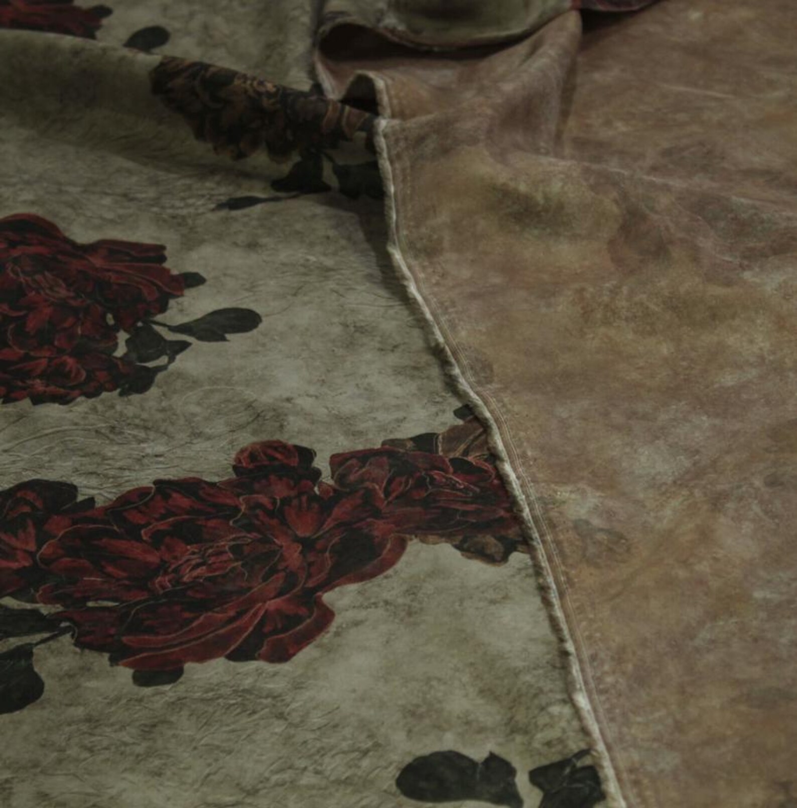 Print Cupra Fabric, Floral Cupro Fabric by the Yard - Etsy