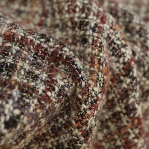 Colorful Tweed Wool Fabric by the Yard - Etsy