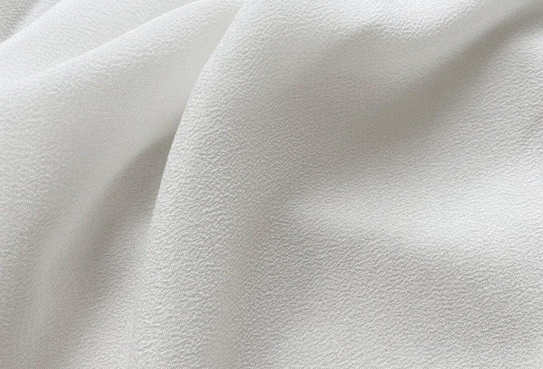 Textured Crepe Silk Fabric by the Yard - Etsy