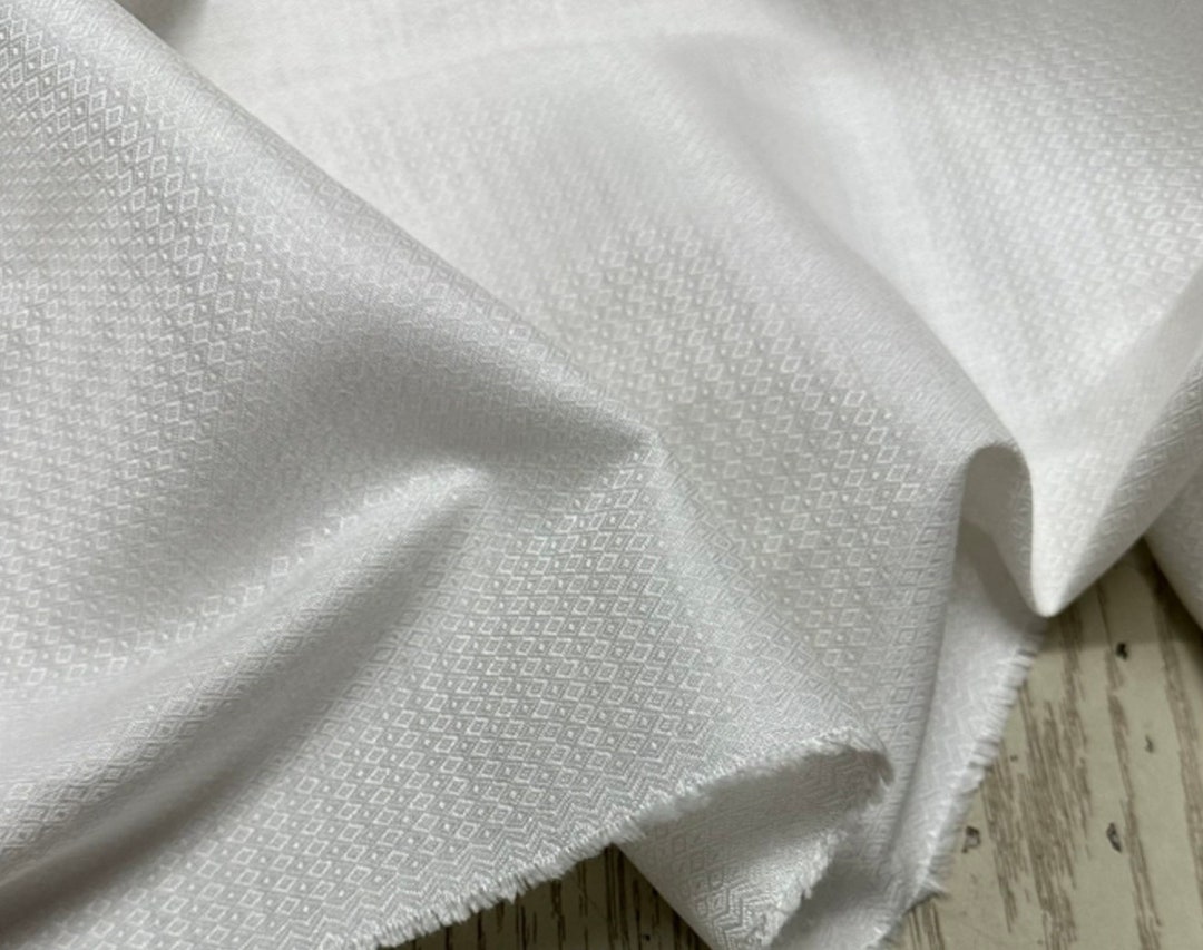 Jacquard Linen Fabric by the Yard - Etsy