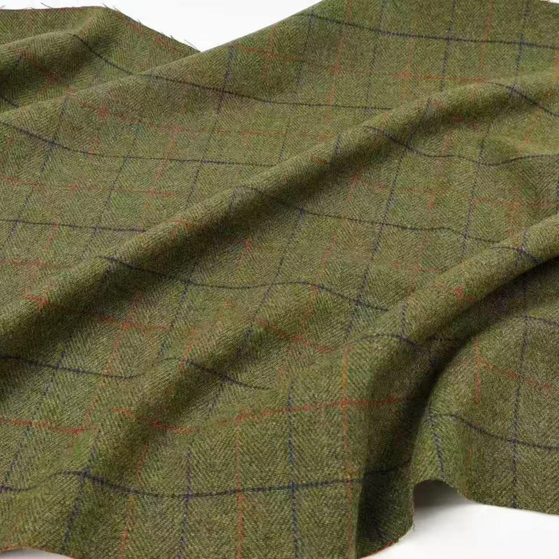 Diamond Linen Wool Fabric - Etsy