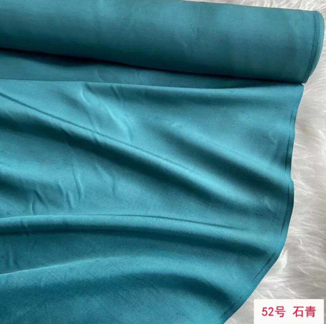 Multi Color Options Doupion Silk Fabric by the Yard - Etsy