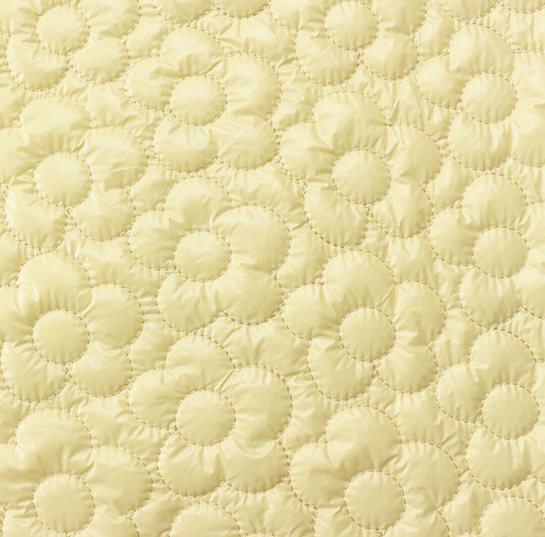 Multi Options Flower Embroidery Quilted Padded Fabric by the Yard - Etsy