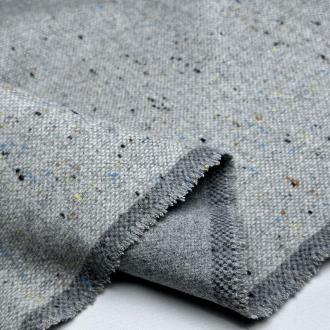 Colorful Specks Dots Wool Fabric by the Yard - Etsy