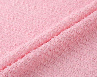 Pink Tweed Fabric - Etsy