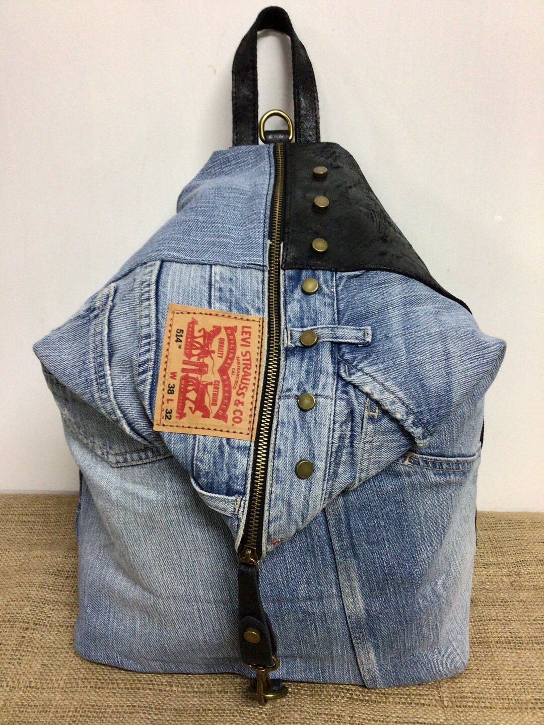Jeans Backpack - Etsy