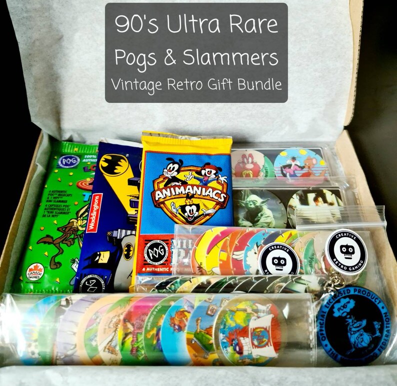 90s Ultra Rare Pogs and Slammers Large Bundle Pog Packs & - Etsy