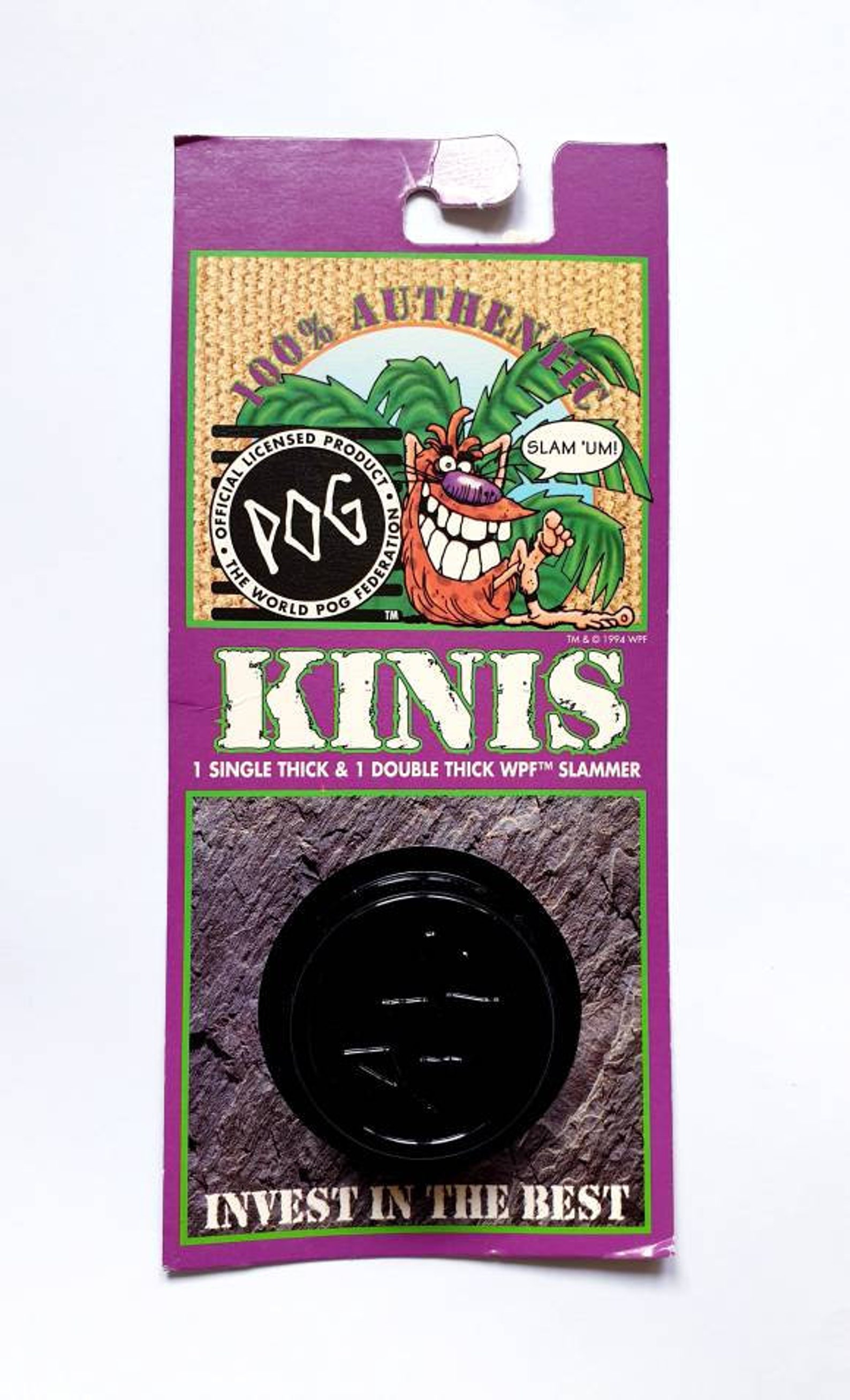 SUPER RARE 90's Pog Official Slammers WPF 1994 - Etsy UK