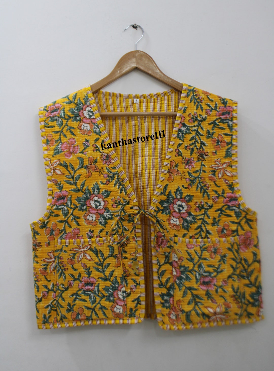 Floral Print Women Wear Cotton Fabric Quilted Jacket Boho Winter Wear ...