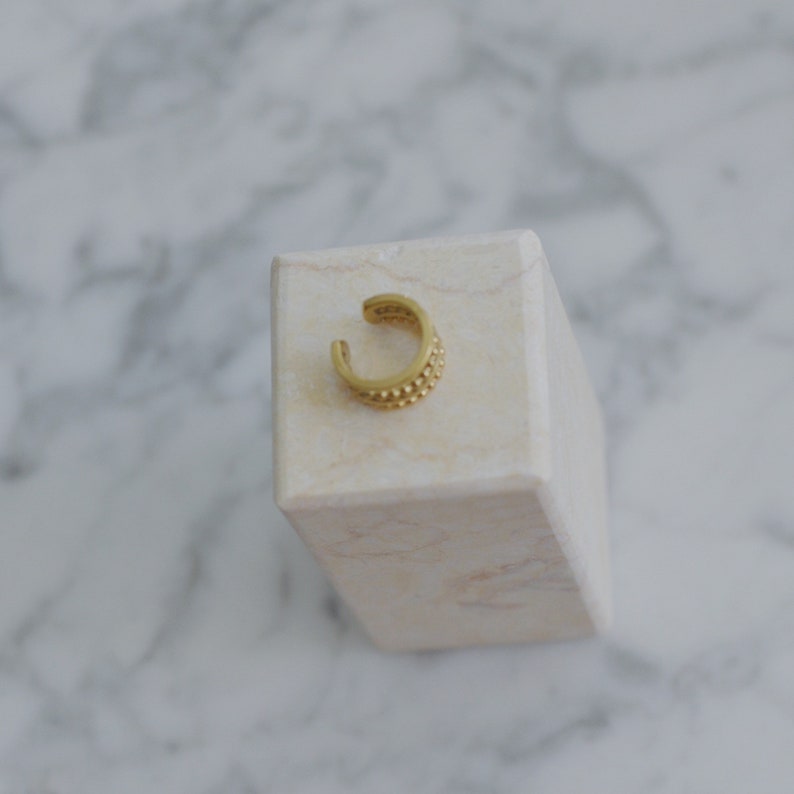 18K Gold Plated Titanium Multi-layered Ear Cuffs To-go - Etsy