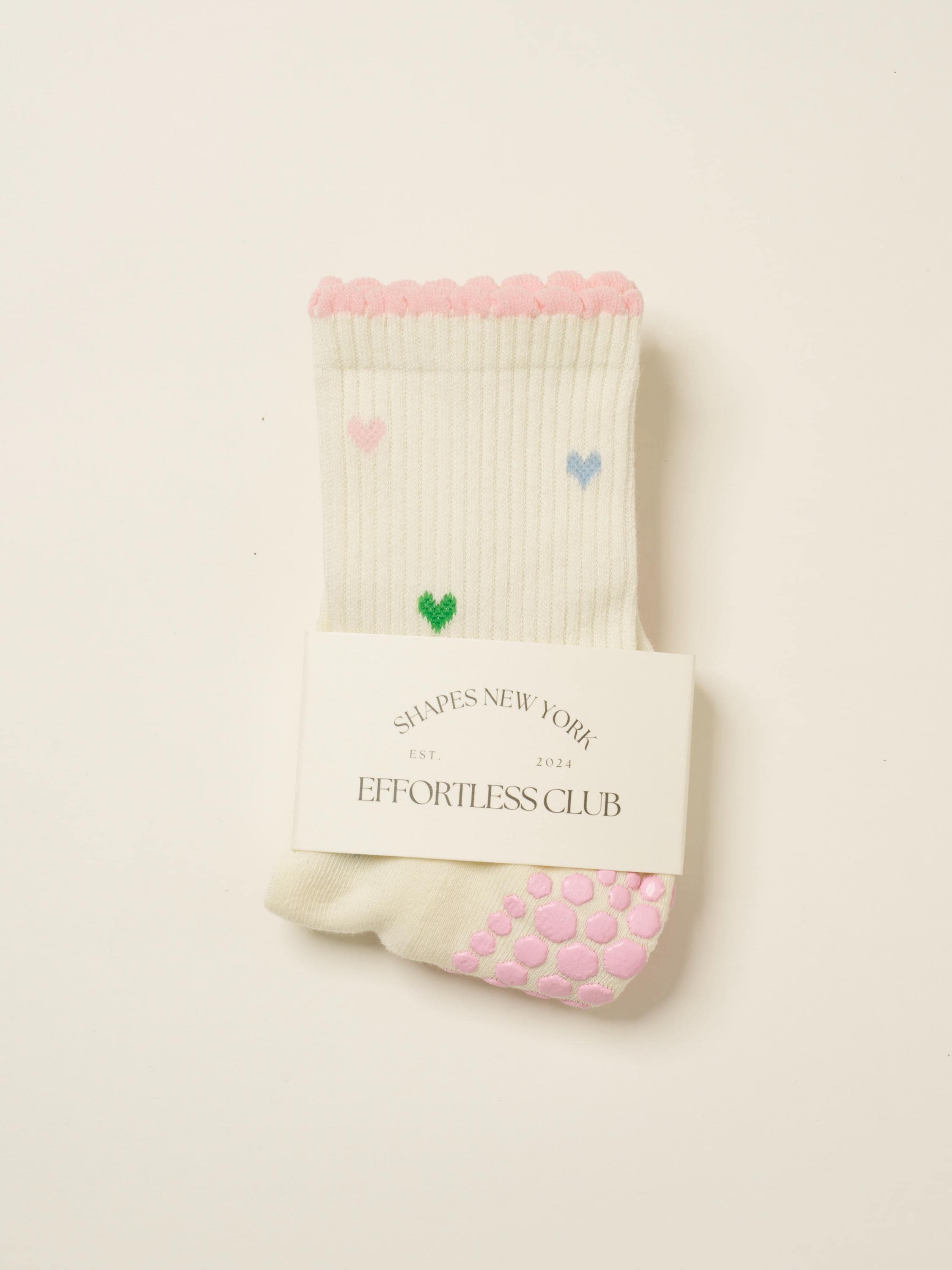 Mini Heart Grip Socks: Effortless Club Pilates, Barre, Yoga - Non-slip ...