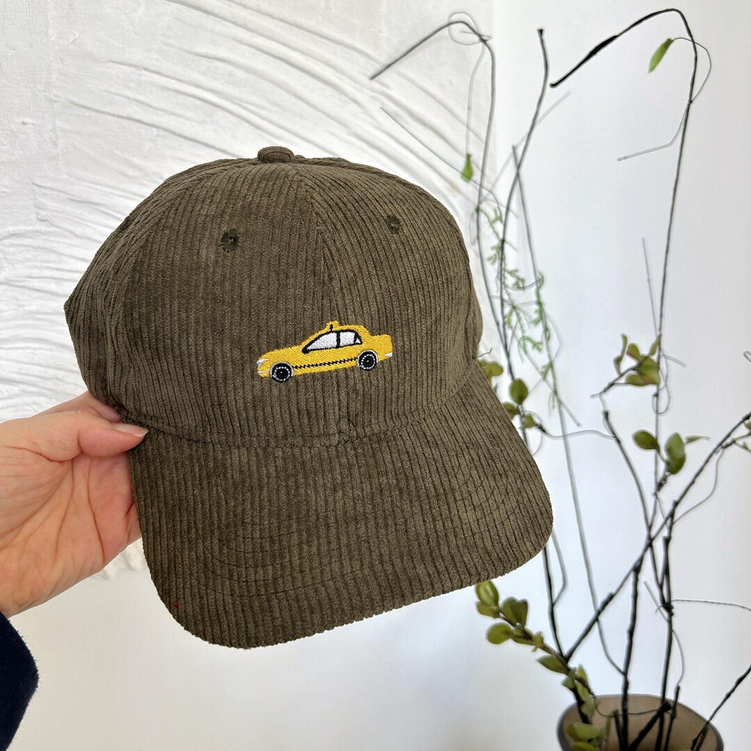 Bisou Bisou NYC Yellow Cab Embroidered Hat / Baseball Cap, Vintage ...
