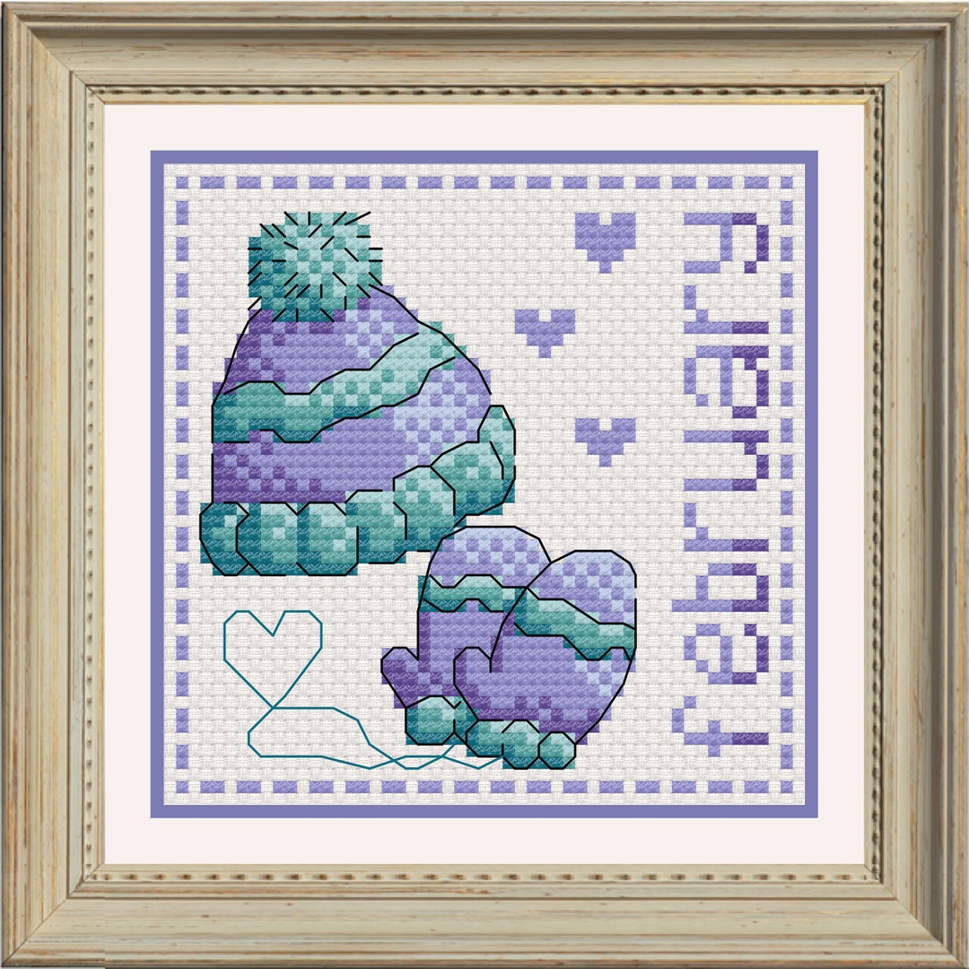 Monthly Calendar - February - Printable Cross Stitch Chart Pattern ...