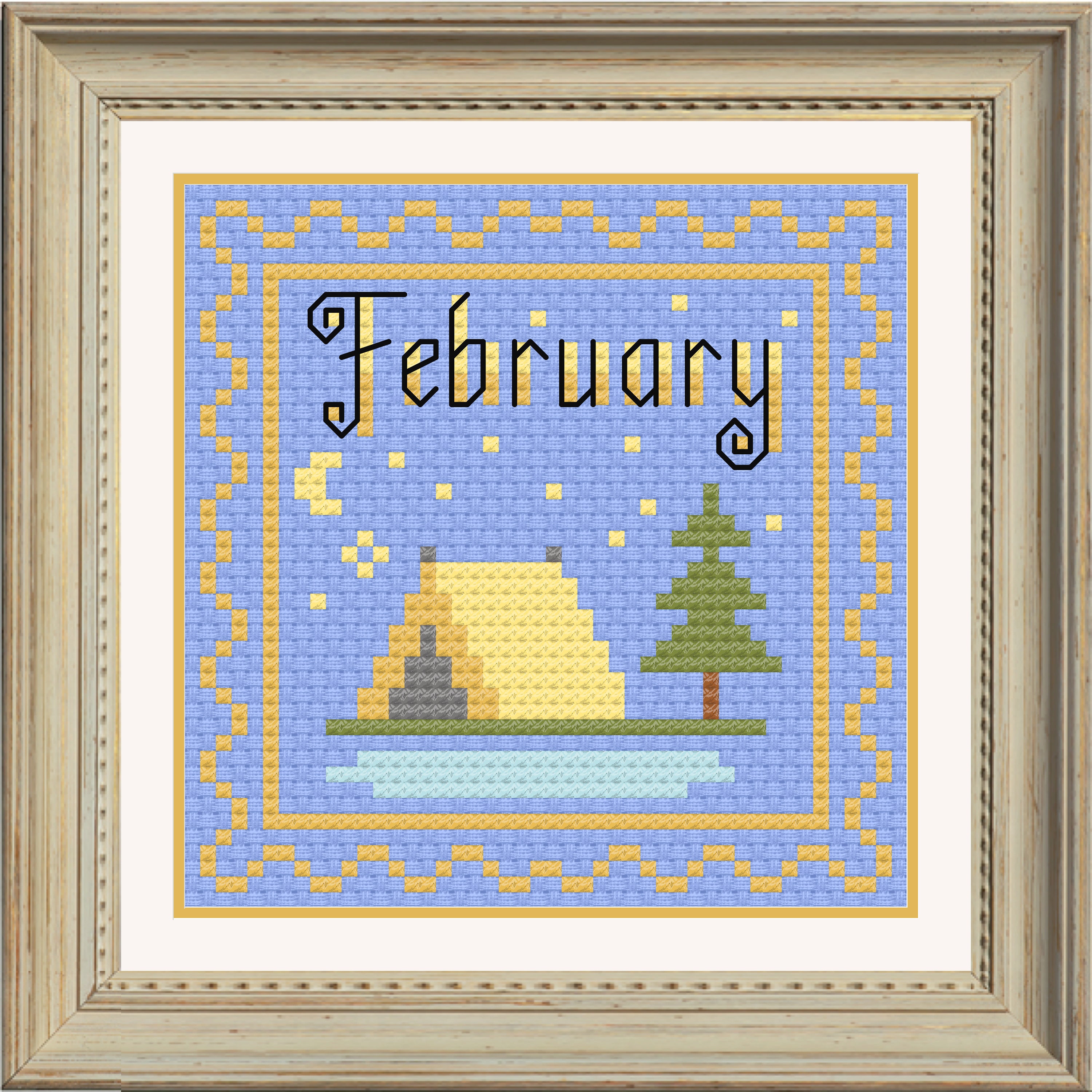 Mini Monthly Calendar Southern Hemisphere Digital PDF - Etsy