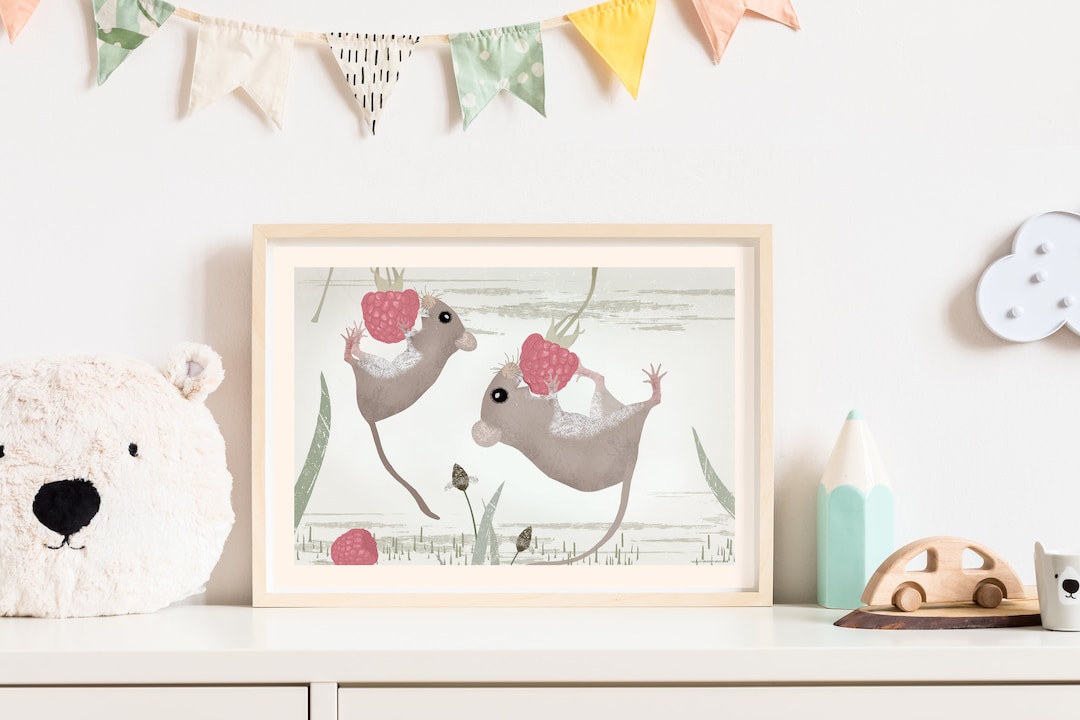 Poster Mice, Poster A4, Illustrations, Animal Posters - Etsy