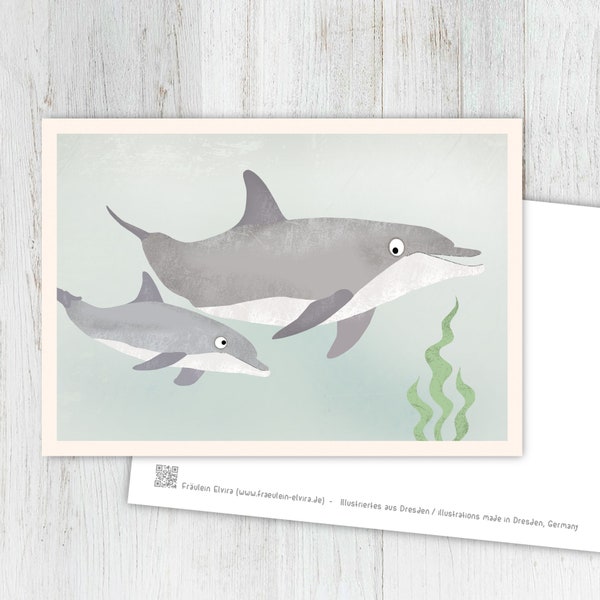 Dolphin Greeting Cards - Etsy