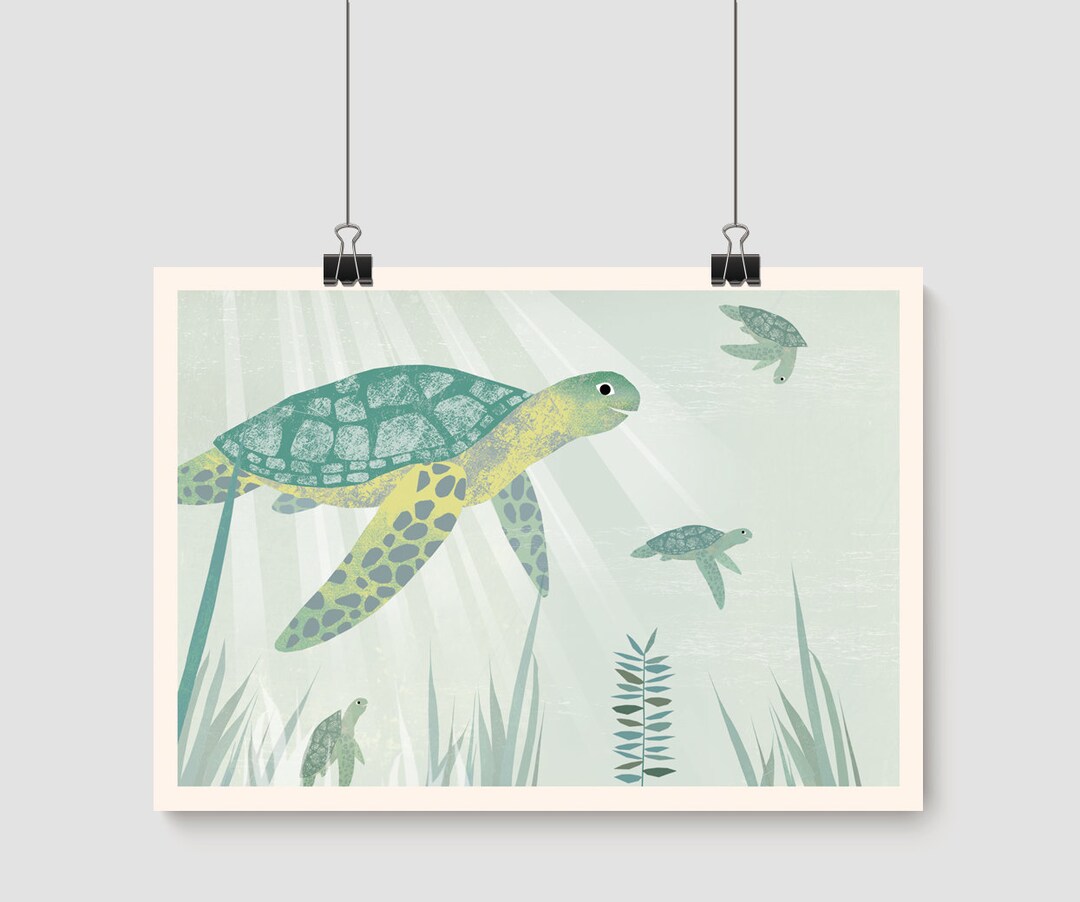 Poster Turtles, Poster A4, Illustrations, Animal Posters, Birthday ...