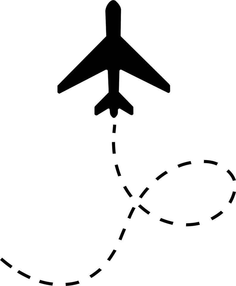 Avión SVG Corte Svg de viaje Imágenes prediseñadas de avión - Etsy España