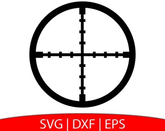 Sniper Scope Svg - Etsy