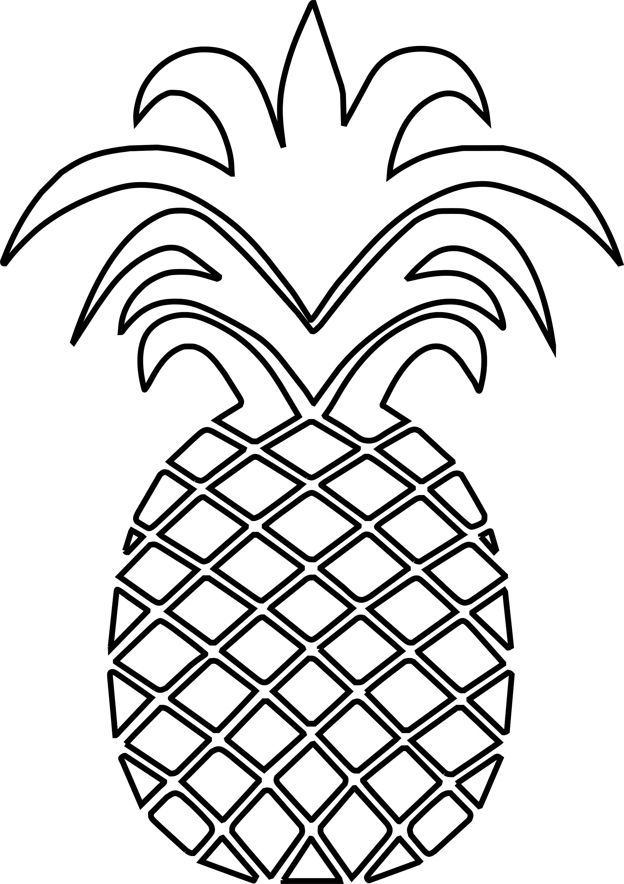 Piña Svg Archivo Vectorial De Piña Dxf Archivos Svg Etsy España