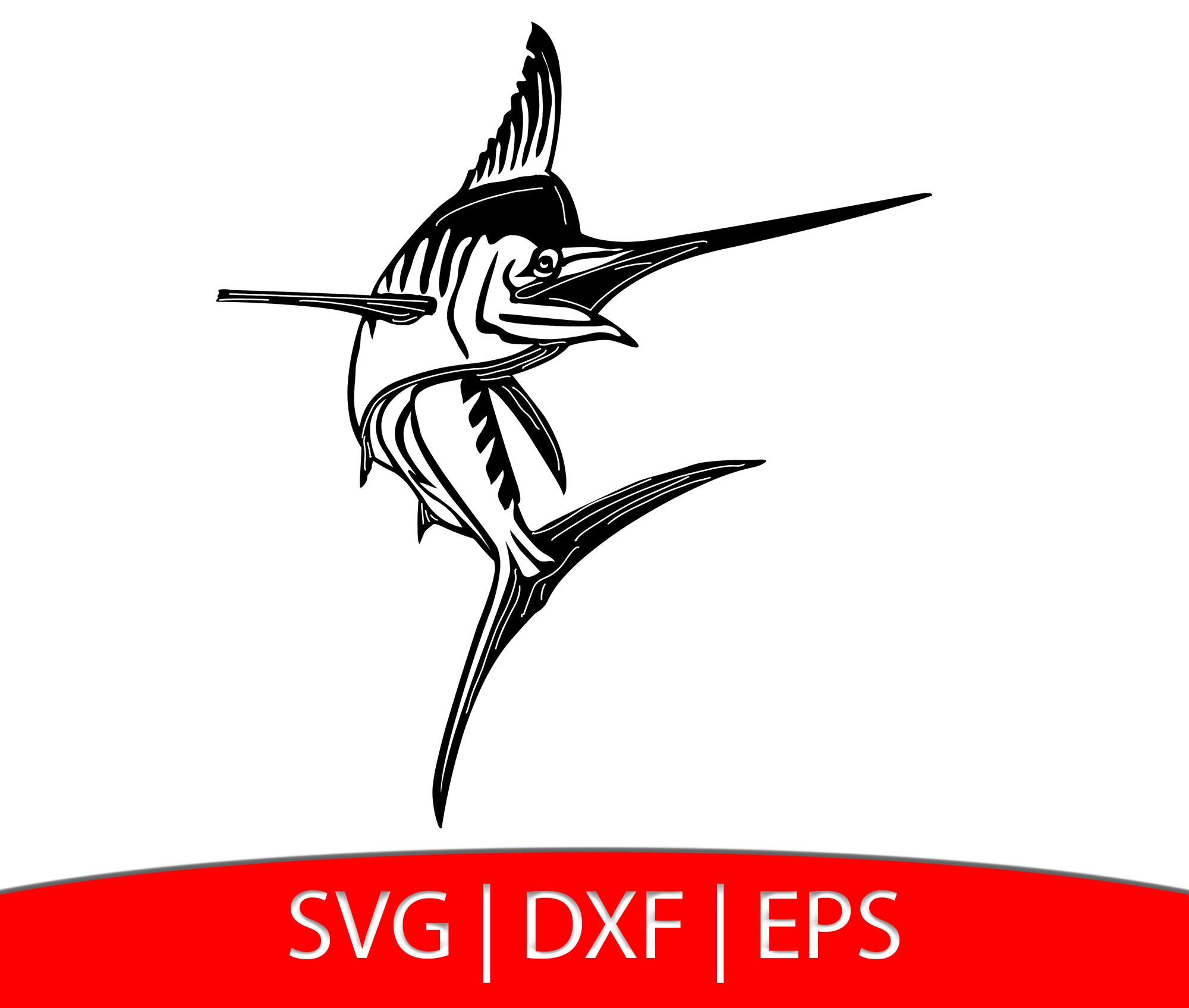 Collage Png Clipart Fishing Svg Eps Swordfish Split Monogram Logo #3 ...