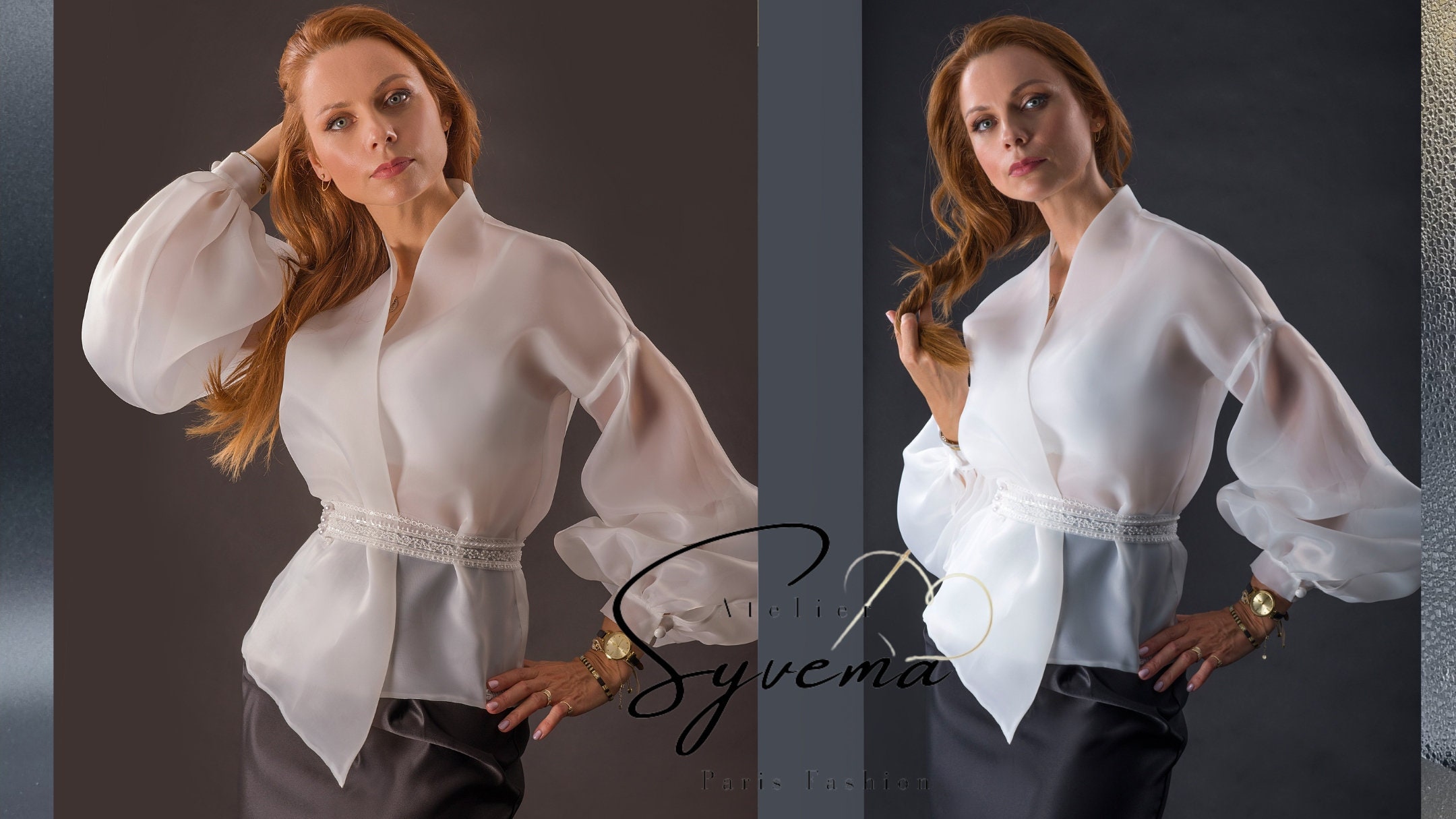 Sheer Milky White Organza Blouse For Bridewrap Silk Blouse Etsy Uk