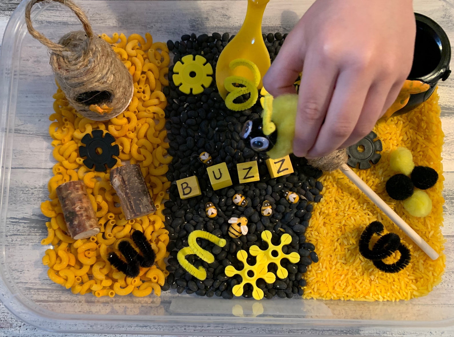 Busy Bee Spring Summer Sensory Bin Activity Kit for Kids | Etsy