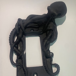 Octopus Light Switch Plate - Etsy