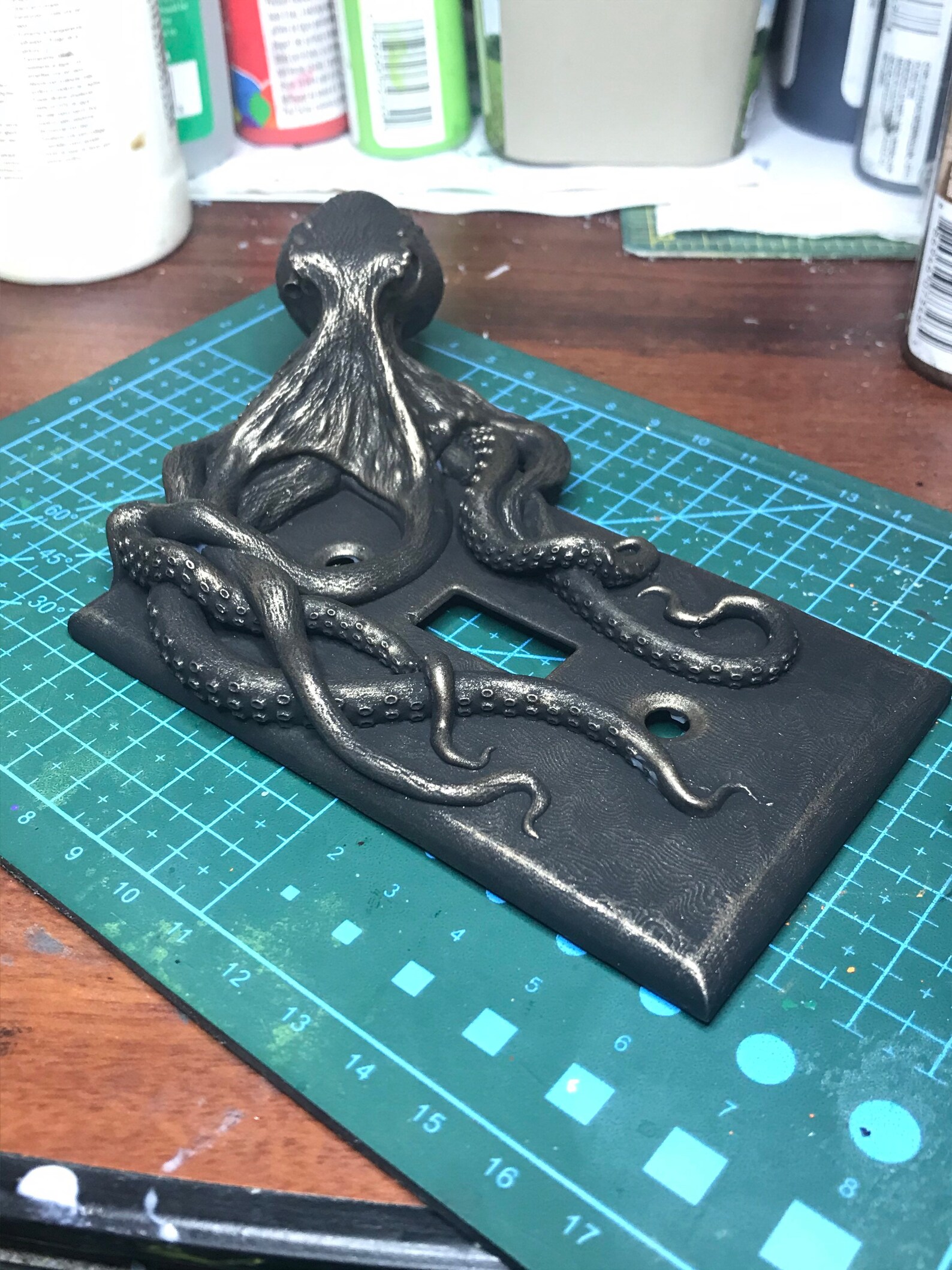 Octopus Light Switch Plate - Etsy