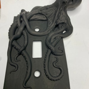 Octopus Light Switch Plate - Etsy