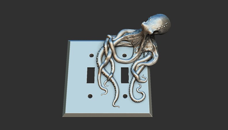 Octopus Light Switch Plate - Etsy
