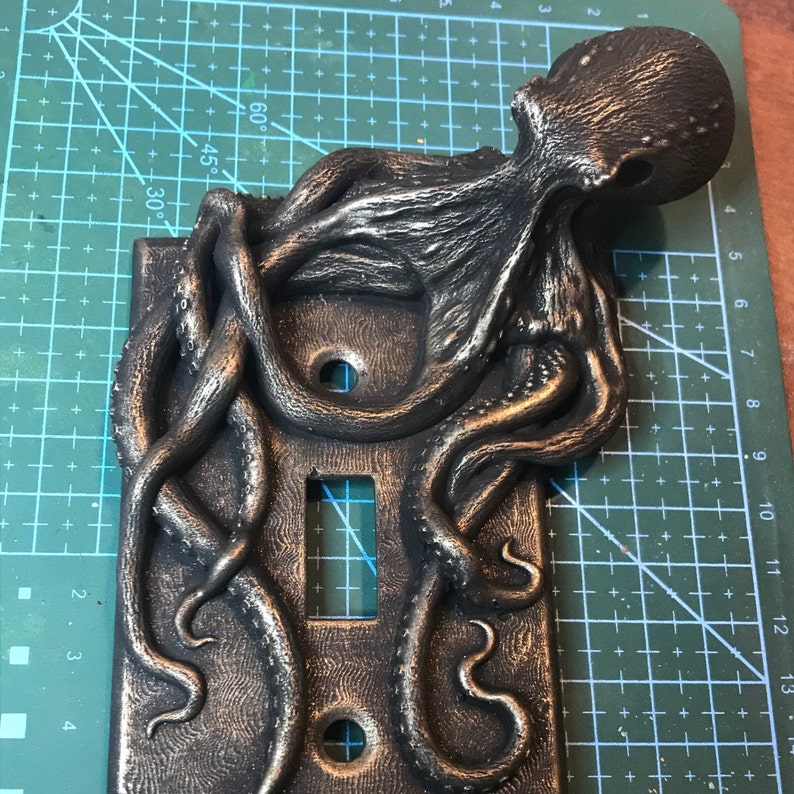 Octopus Light Switch Plate - Etsy