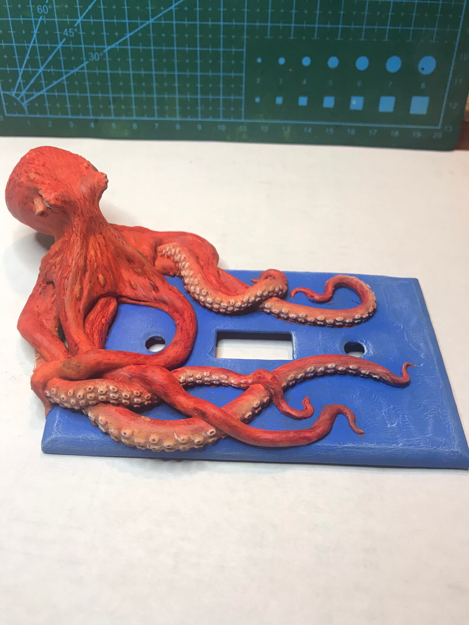 Octopus Light Switch Plate - Etsy