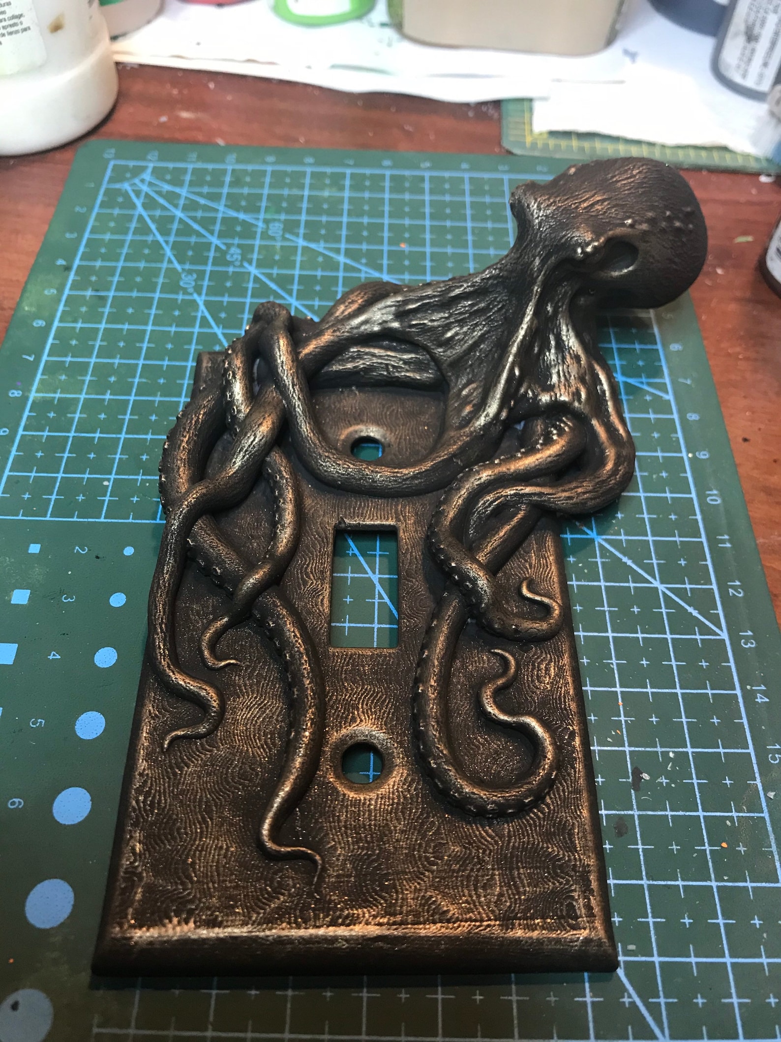 Octopus Light Switch Plate - Etsy